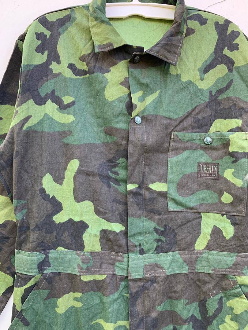 70s 80s Vintage Liberty Usa Brand Army/hunting Camouflage Coveralls - Etsy
