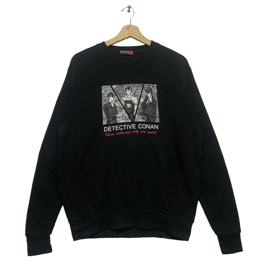 Vintage Detective Conan Long Sleeve Sweatshirt Graphic Vintage Clothing ...