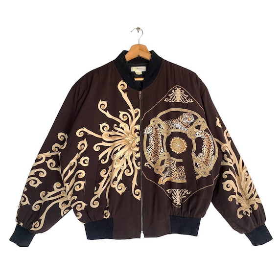 Vintage Rare Design Baroque Japanese Jacket - Gem