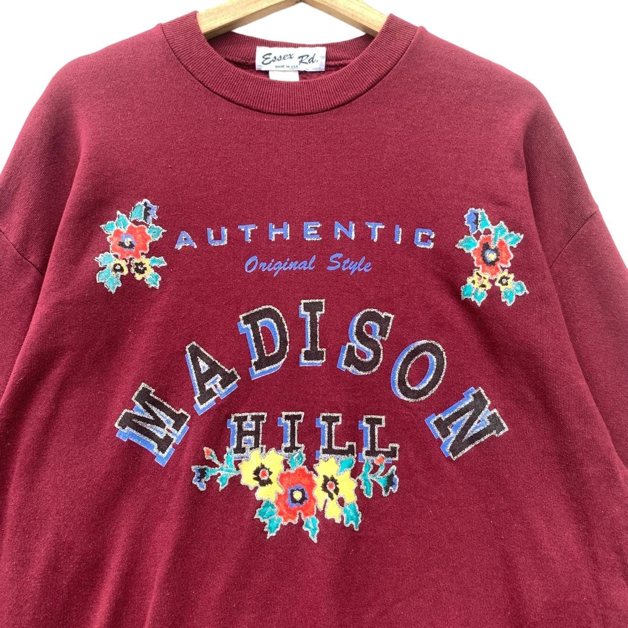 Vintage Authentic Original Style Madison Hill Maroon Color One Size ...