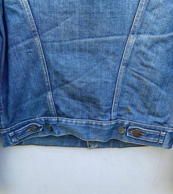 60s 70s Vintage Maverick Blue Bell Selvedge Denim Jac… - Gem