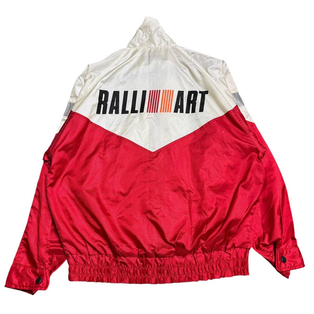 Vintage Mitsubishi Ralliart Racing Jacket,red & White Motorsport ...