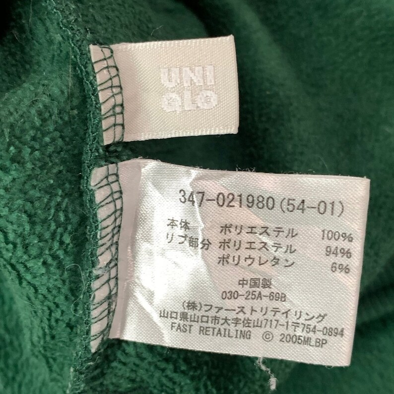 Vintage MLB X Uniqlo Athletics Oakland Fleece Sweater,large Size,green Color,half Zip Sweater ...