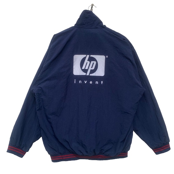 Vintage HP Invent Reversible Windbreaker Jacket Embro… - Gem