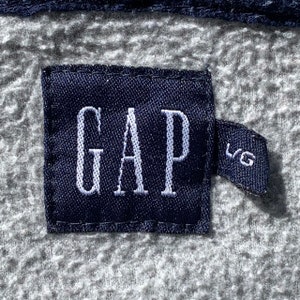 Vintage GAP Fleece Hoodie,gray Color,large Size,90s Hoodie,pullover ...