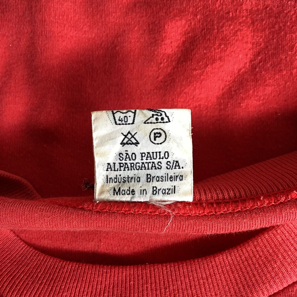 Vintage 70s Topper CBF Brasil Tshirt,brazilian Football Confederation ...