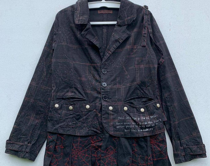 H Naoto / H Anarchy for Anarchian Japanese Brand Punk Jacket Rare - Etsy