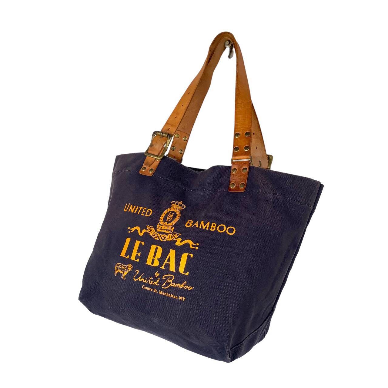 Vintage LE BAC United Bamboo Tote Bag - Etsy