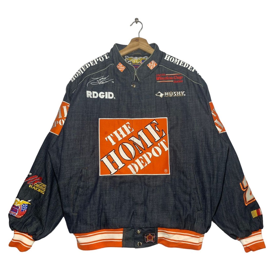 Vintage Jeff Hamilton Tony Stewart Racing Team Denim Jacket,embroidered ...