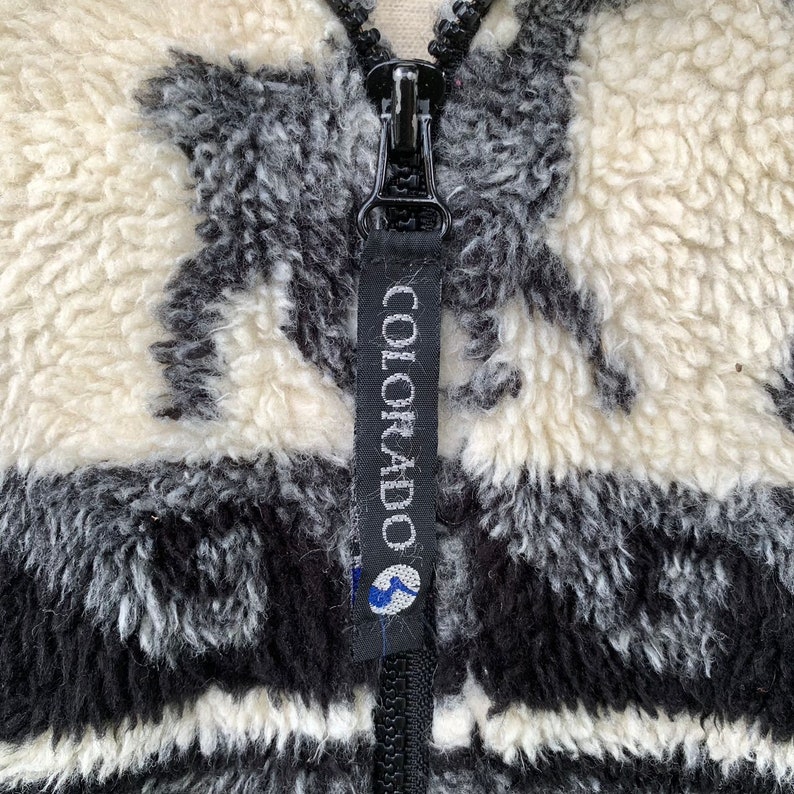 Vintage Colorado Deep Pile Fleece Sweater,medium Size,winter Wear ...