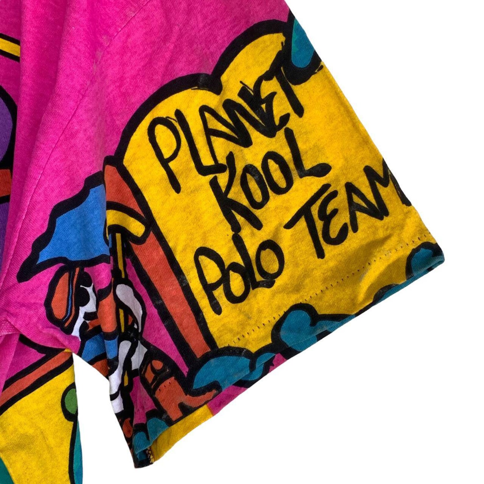 Vintage Planet Kool Polo Team All Over Print Multicolor Tshirt - Etsy