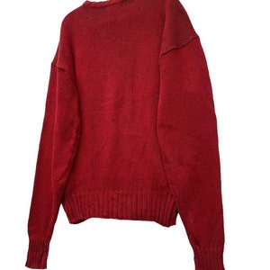 Vintage Polo by Ralph Lauren Knit Sweater,large Size,red Color,pullover ...