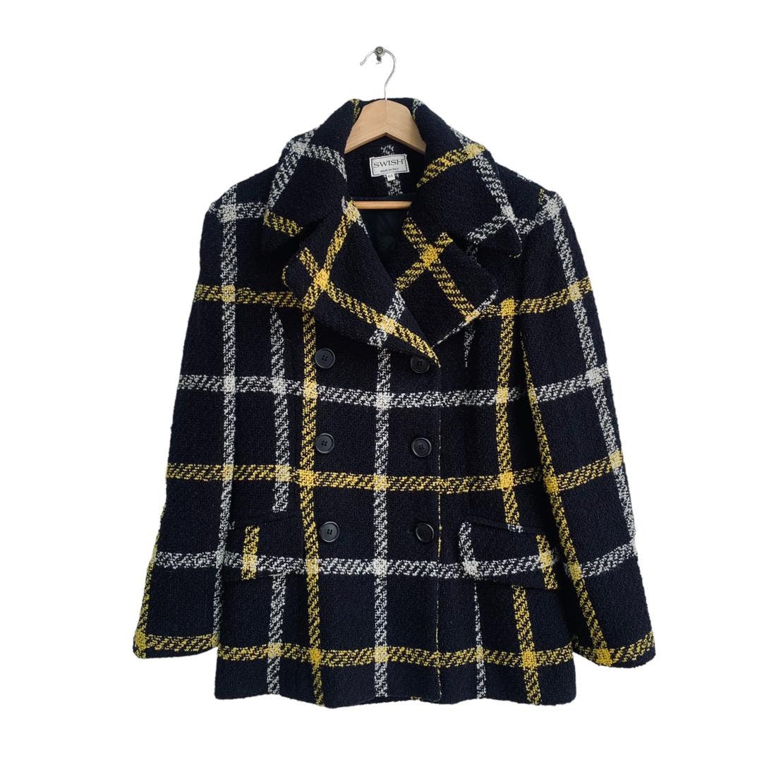 Vintage Swish Women Wool Jacket,made in Italy,44 Size - Etsy