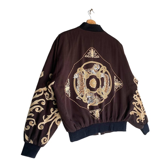 Vintage Rare Design Baroque Japanese Jacket - Gem