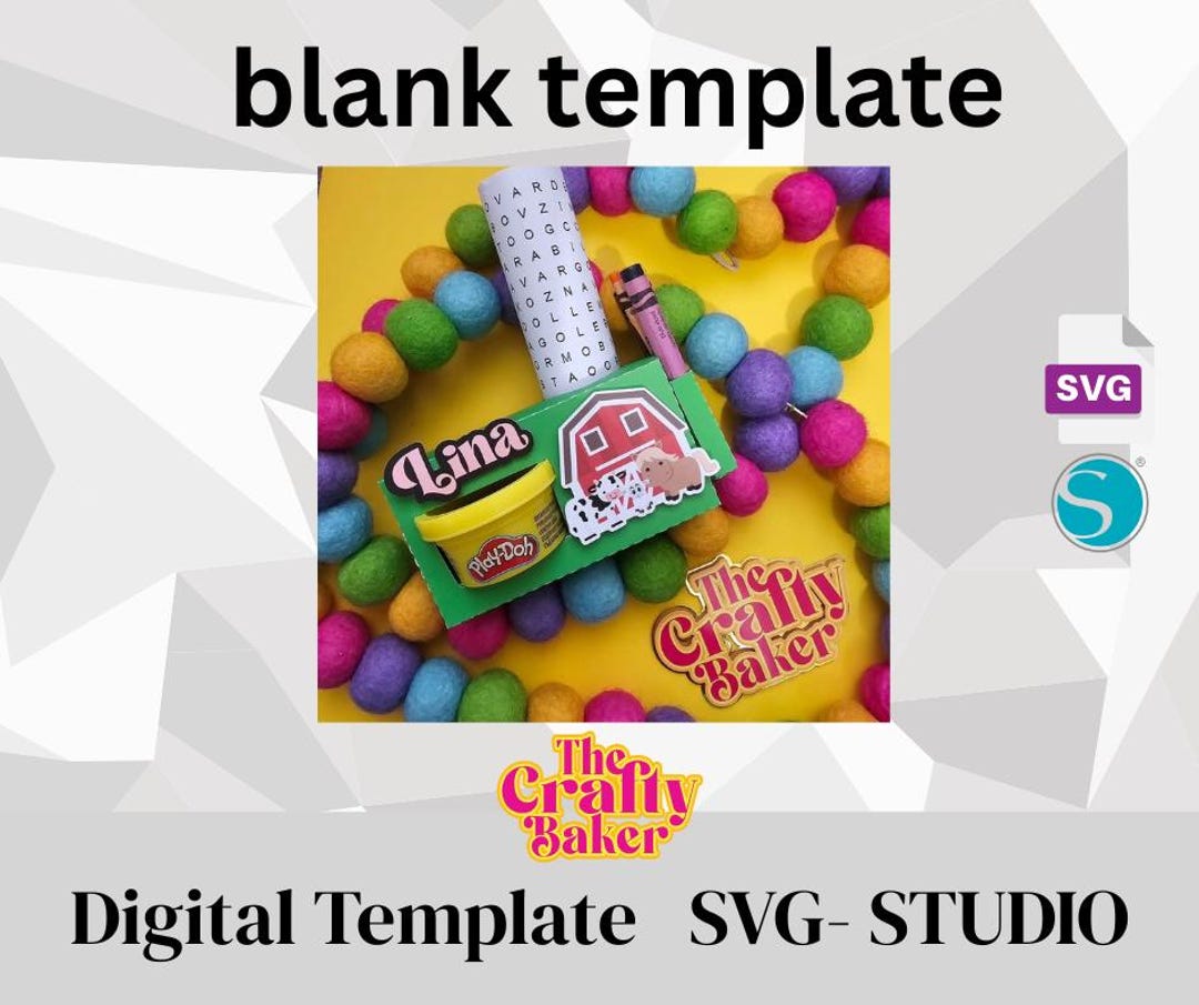Activity Box Template, Svg and Studio - Etsy