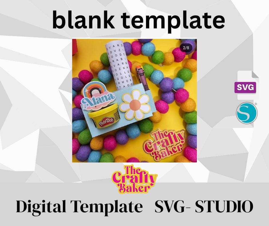 Activity Box Template, Svg and Studio - Etsy