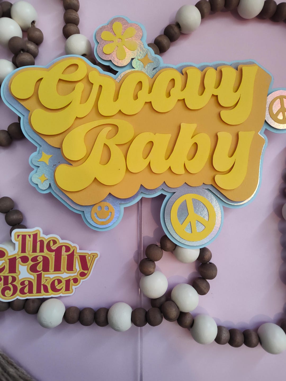 Groovy Baby Cake Topper - Etsy