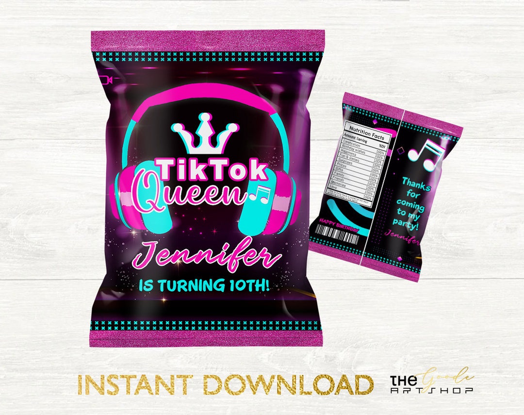 Chip Bag, Musical Inspired Chip Bag, Musical Chip Bag, Musical Party ...