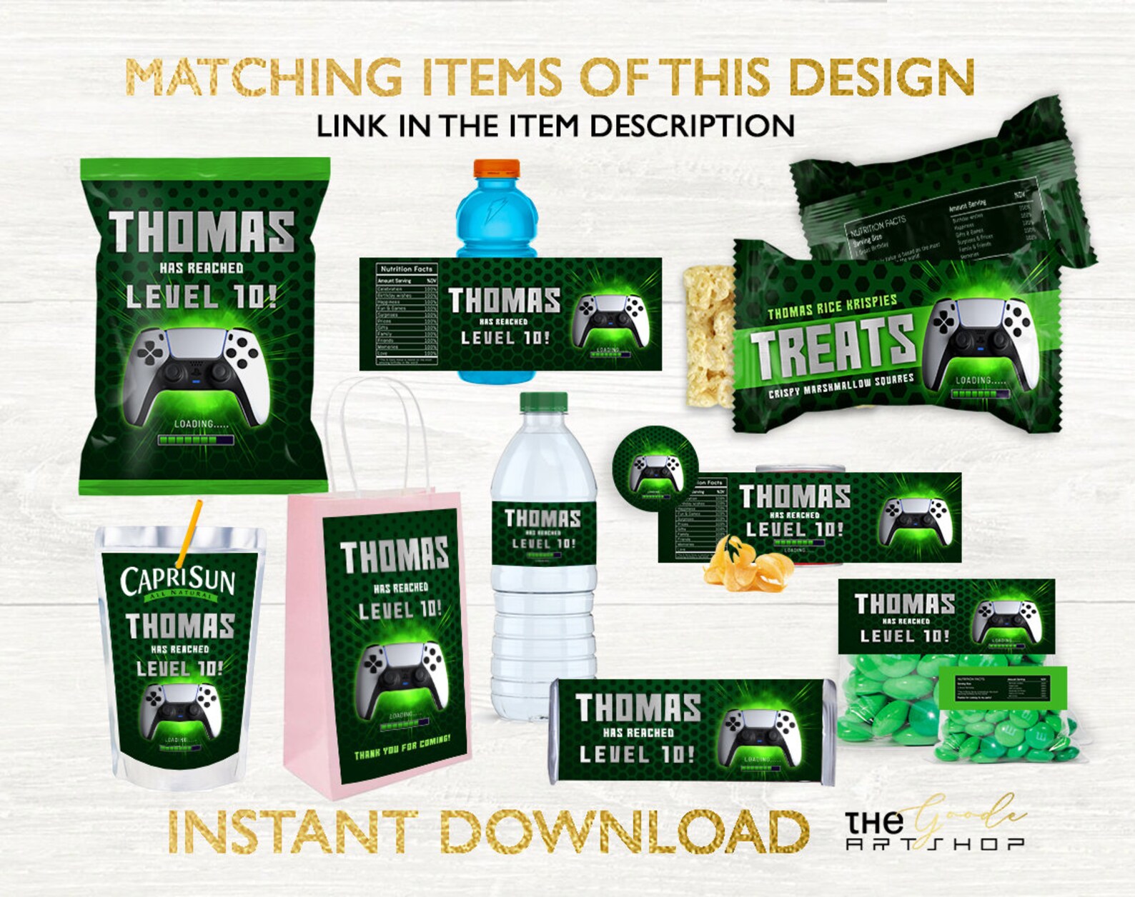 Video Game Gatorade Labels Video Game Party Label Sports - Etsy