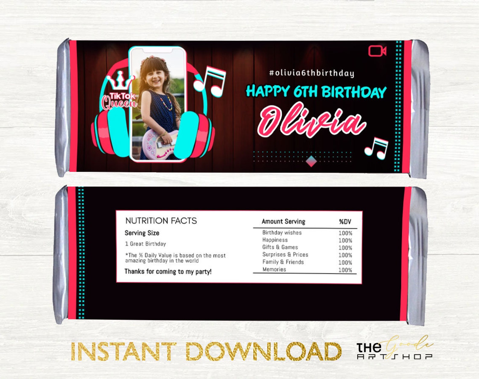 Musical Inspired Hershey Bar Label Candy Bar Wrapper Musical - Etsy