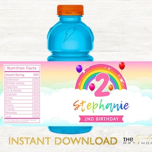 Rainbow Birthday Bundle, Rainbow Party Bundle, Rainbow Bundle, Rainbow ...