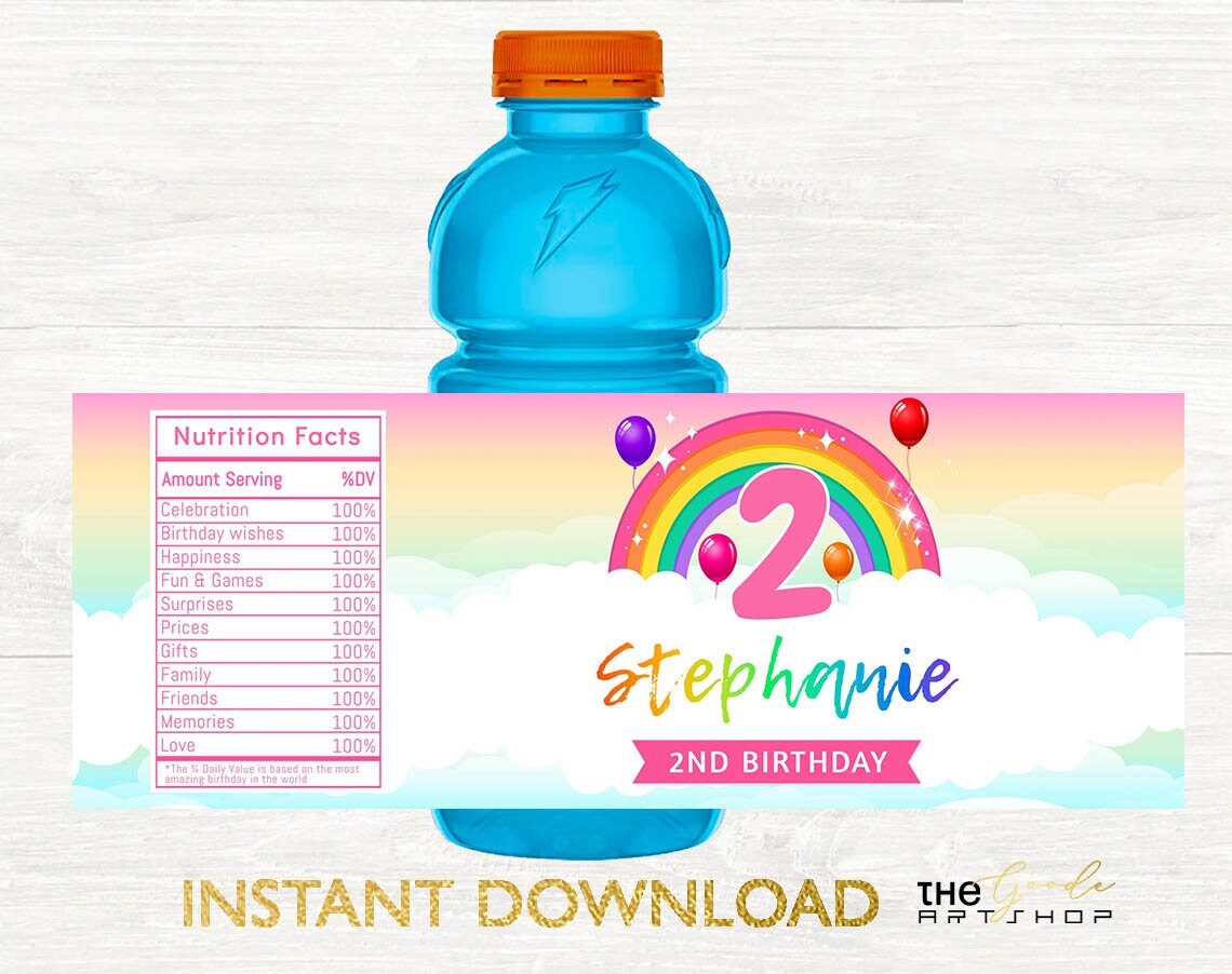 Rainbow Birthday Bundle, Rainbow Party Bundle, Rainbow Bundle, Rainbow ...