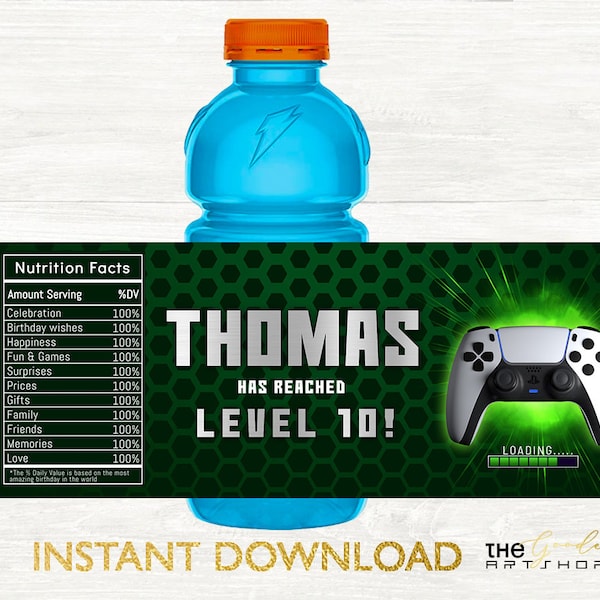 Gatorade Labels - Etsy