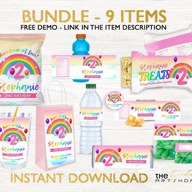 Rainbow Theme - Etsy