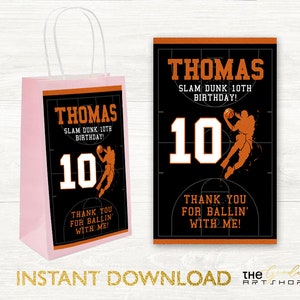 Basketball Birthday Bundle, Basketball Party Bundle, Basketball Bundle ...