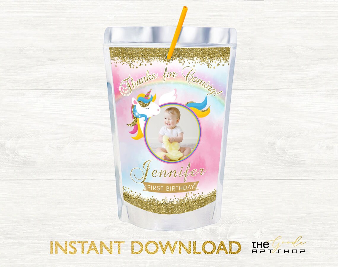 Unicorn Birthday Bundle Rainbow Magical Theme Party Bundle - Etsy