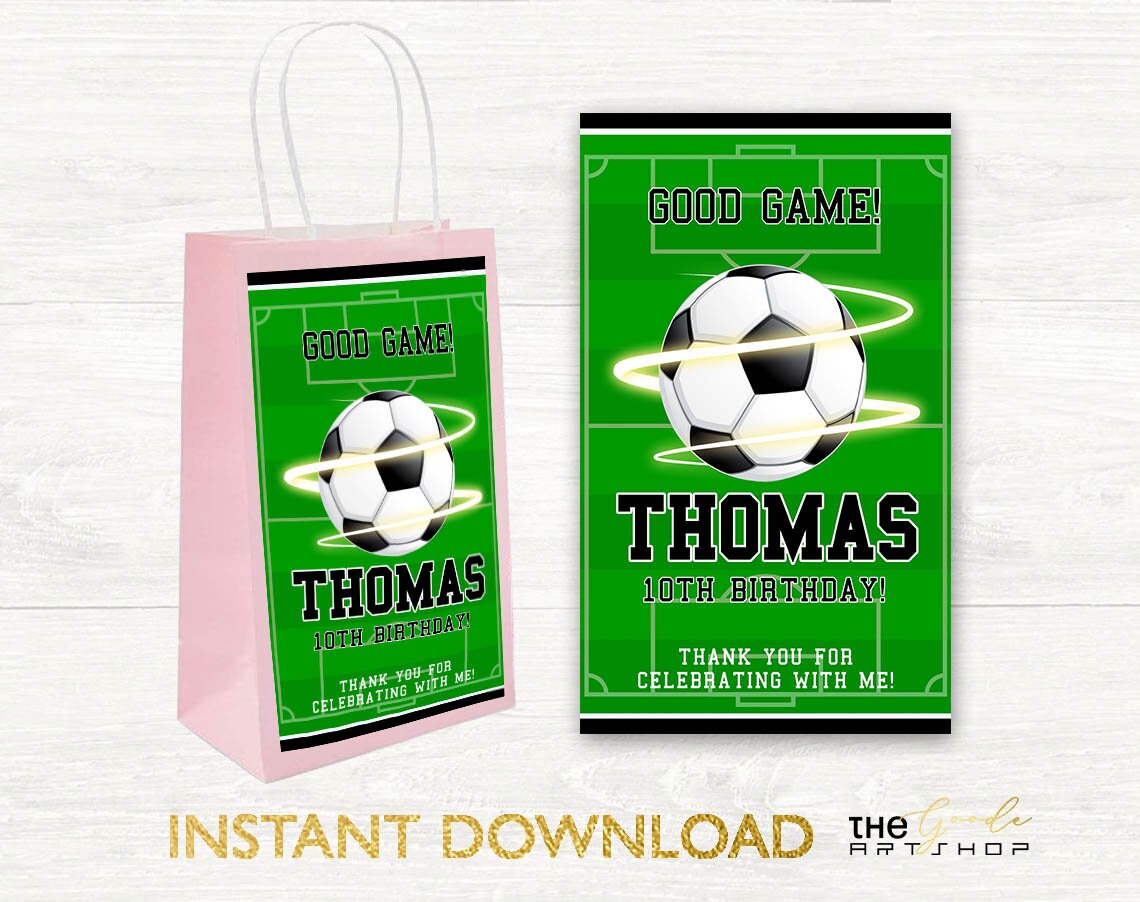 Soccer Birthday Bundle, Soccer Party Bundle, Soccer Bundle, Football ...