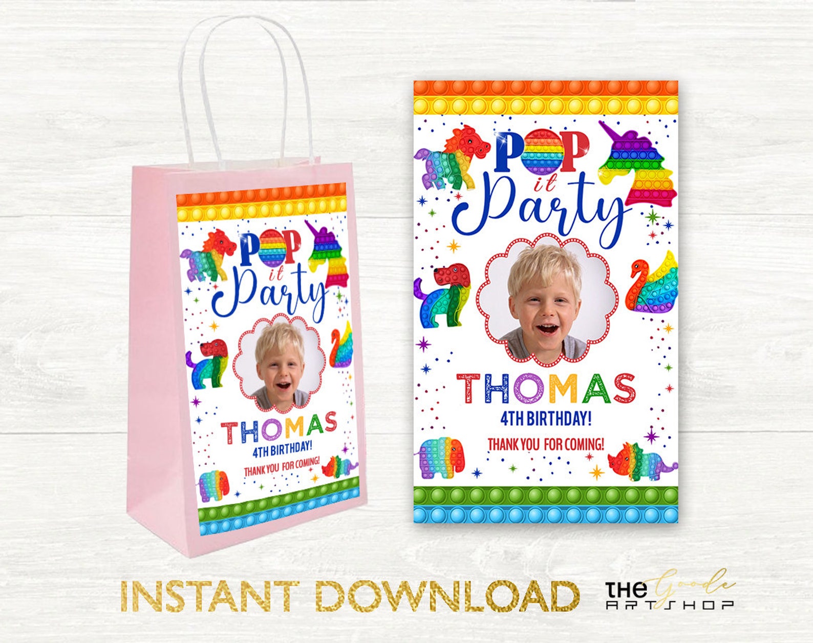 Pop It Birthday Bundle, Pop It Party Bundle, Pop It Bundle, Pop It Toy ...