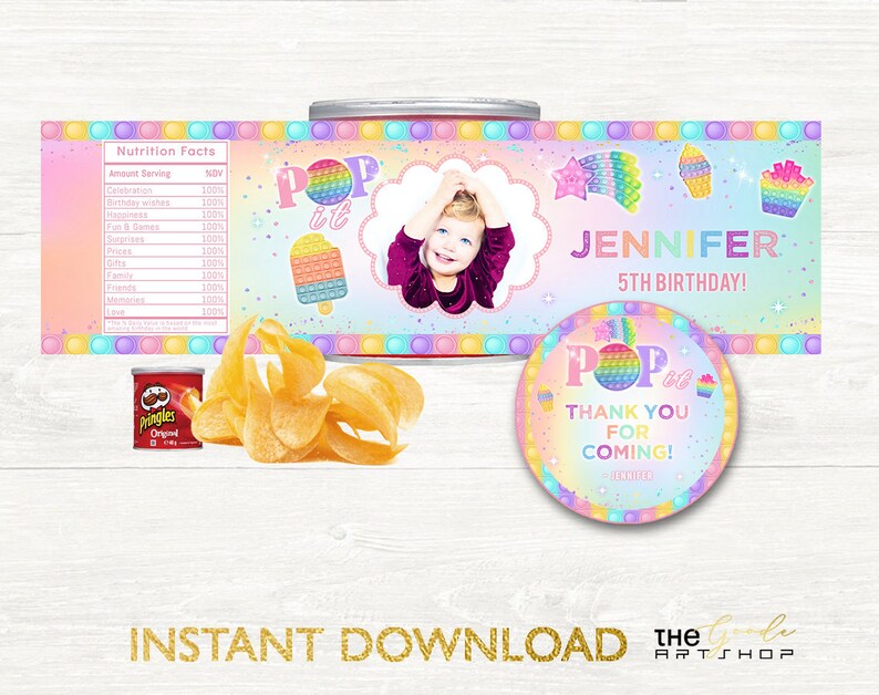 Pop It Birthday Bundle Pop It Party Bundle Pop It Bundle - Etsy