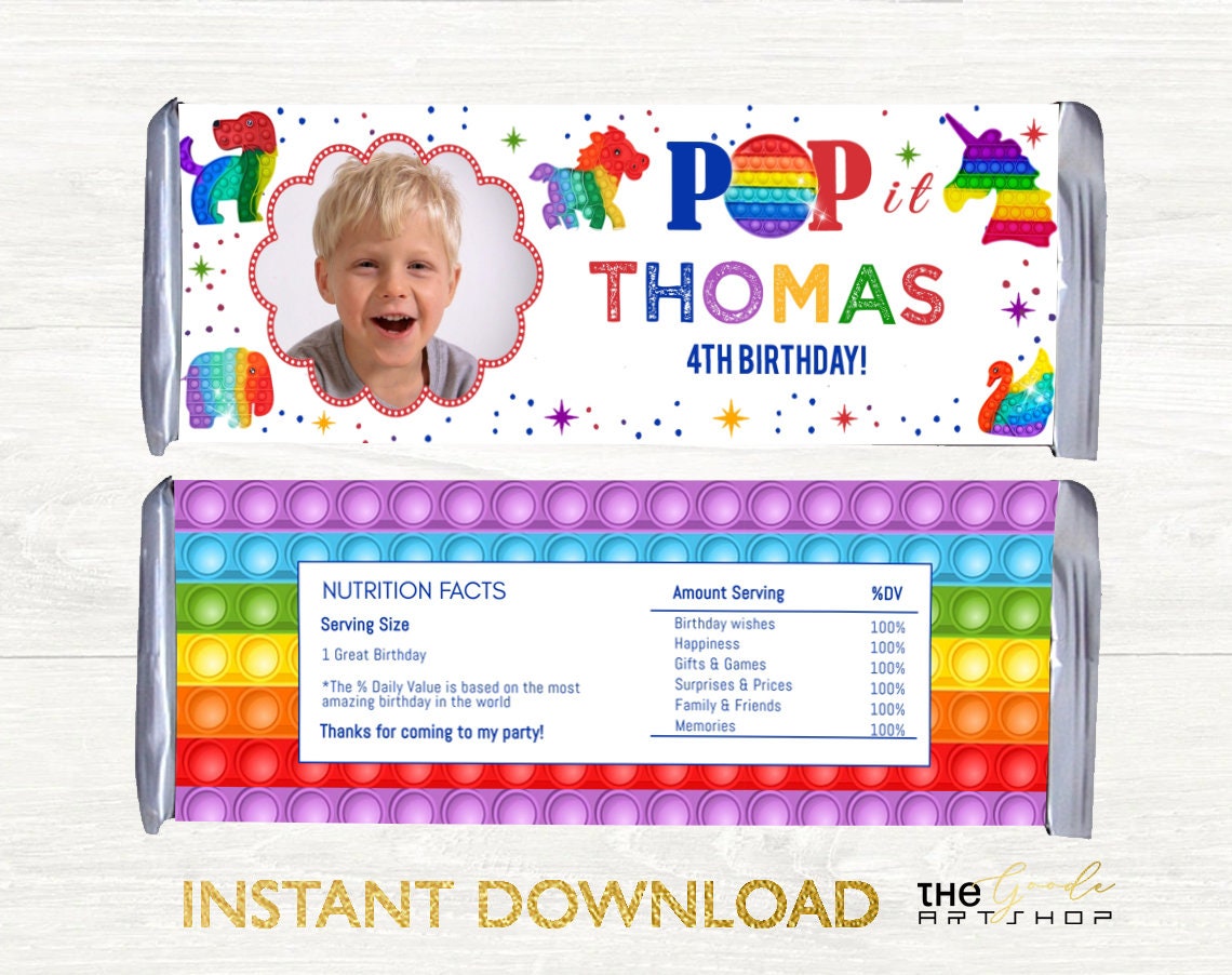 Pop It Birthday Bundle, Pop It Party Bundle, Pop It Bundle, Pop It Toy ...