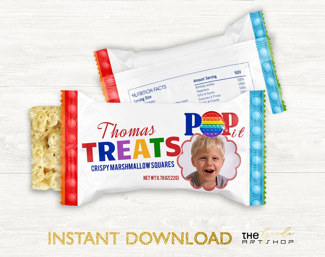 Pop It Rice Krispies Treats Pop It Rice Treats Pop It - Etsy