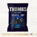 Video Game Chip Bag, Video Game Party Chips, Gamer Party Chip Bag ...