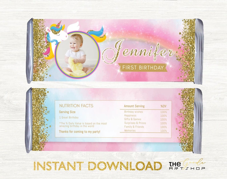 Unicorn Birthday Bundle Rainbow Magical Theme Party Bundle - Etsy