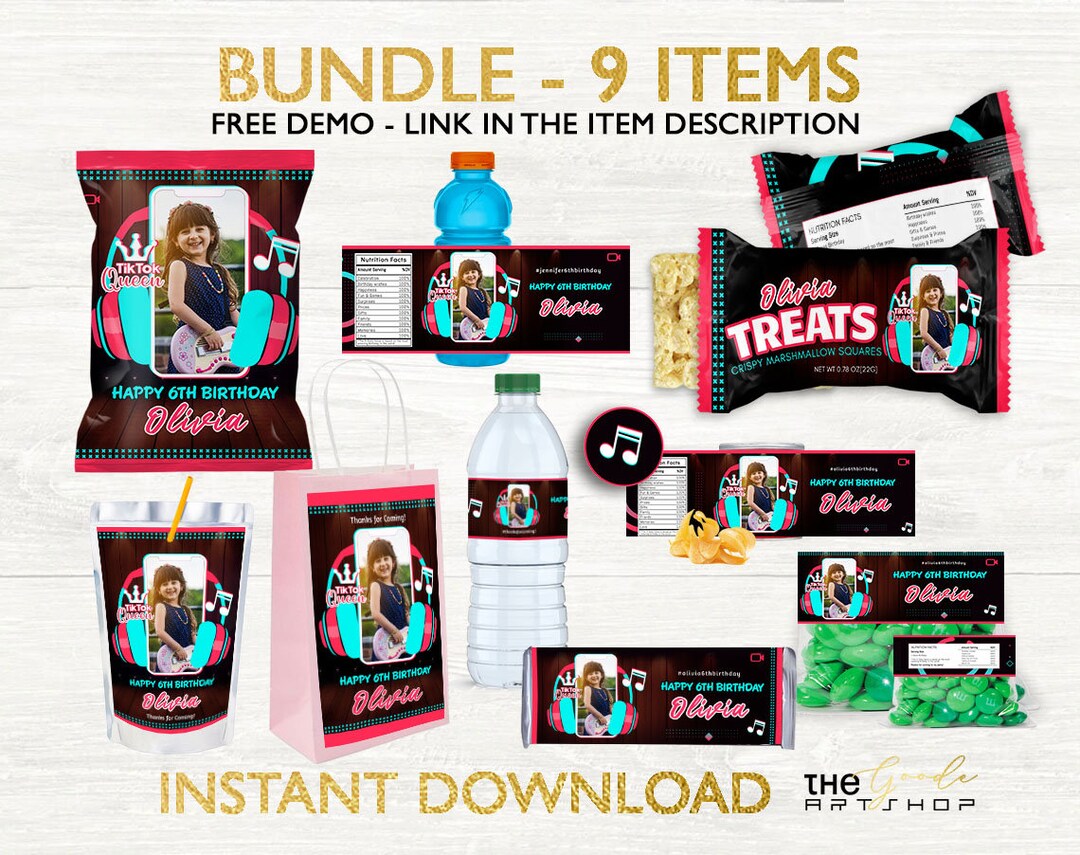 Music Inspired Birthday Bundle, Music Party Bundle, Dance Party Bundle ...