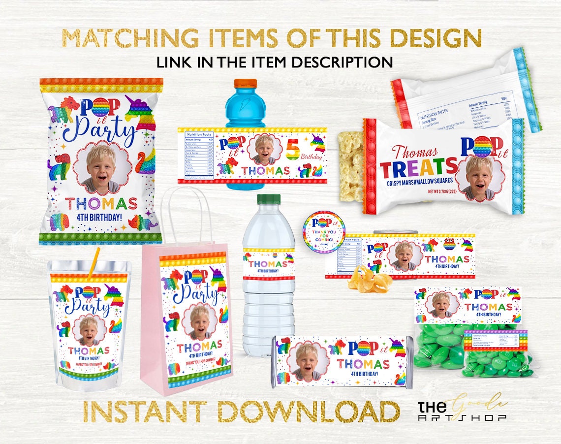 Pop It Rice Krispies Treats Pop It Rice Treats Pop It - Etsy