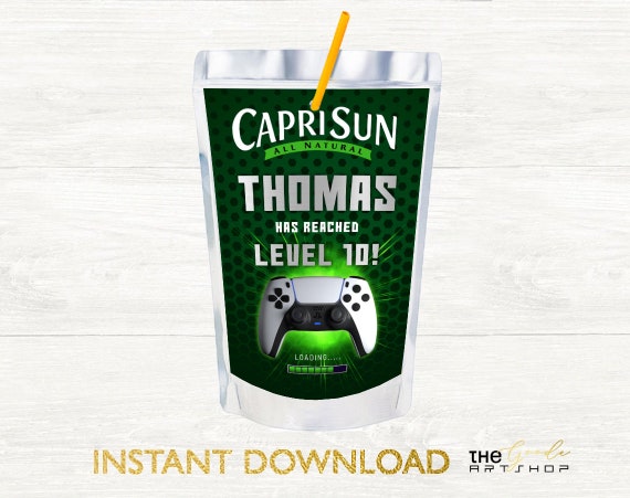 Video Game Birthday Caprisun Video Game Caprisun Video Game - Etsy