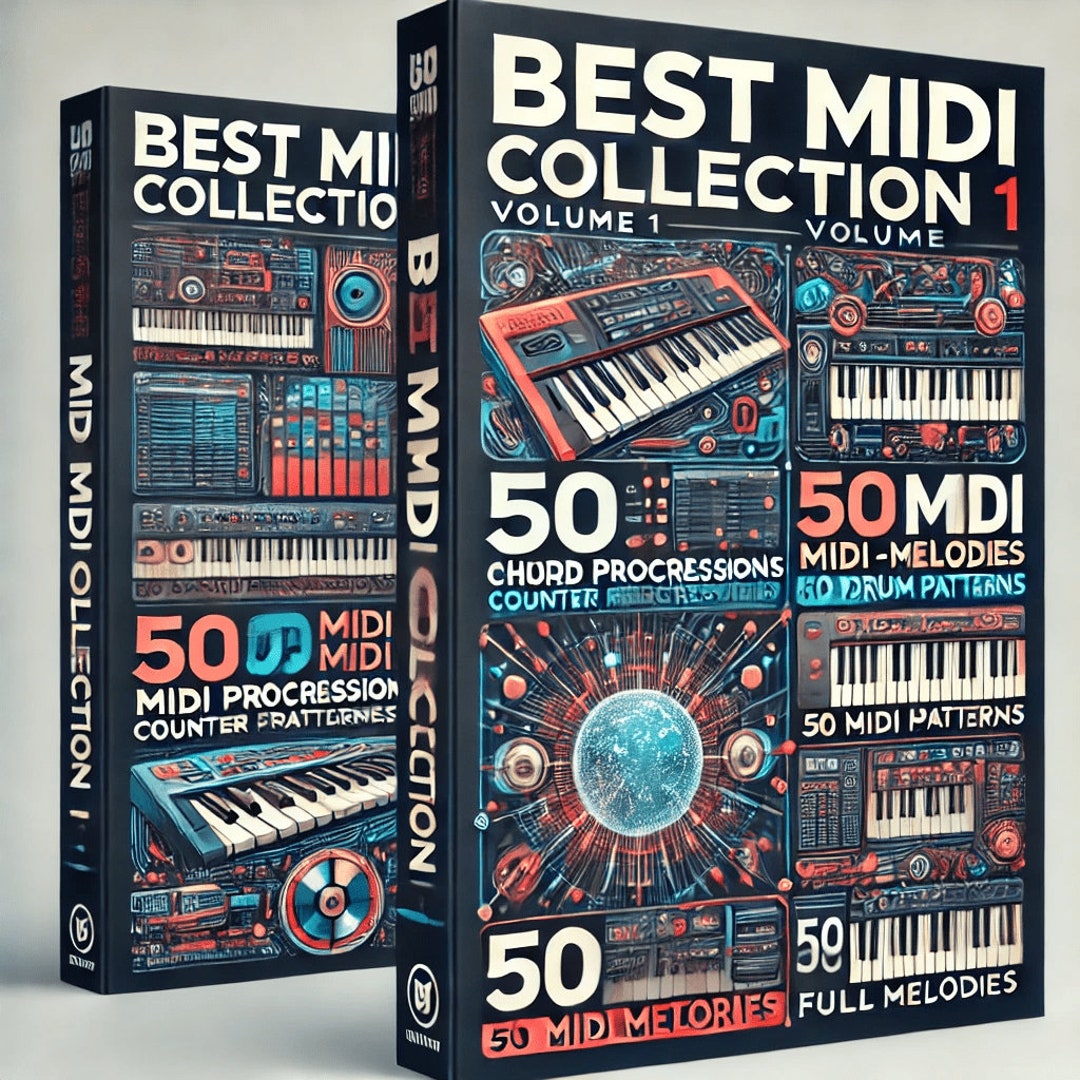 MIDI Collection Vol. 1: Hip Hop, Trap, R&B, Piano, Drum MIDI Bundle ...