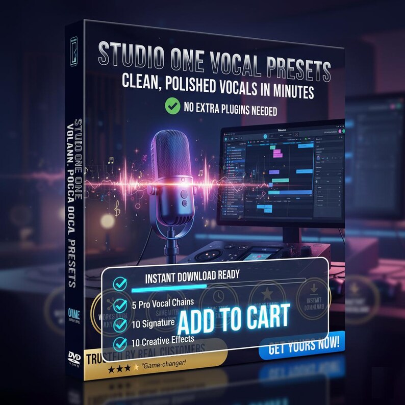 Studio One Vocal Presets: Rap, R&B, Trap, Pop (instant Download) - Etsy