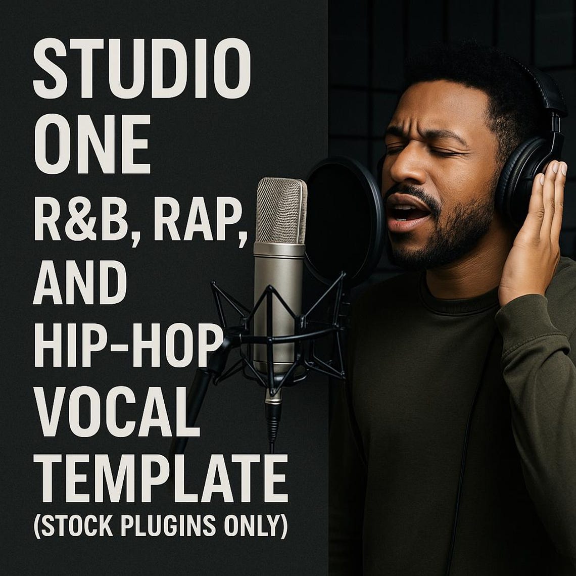 Vocal Recording Template ( Studio One Professional, Stock Plugins Only ...