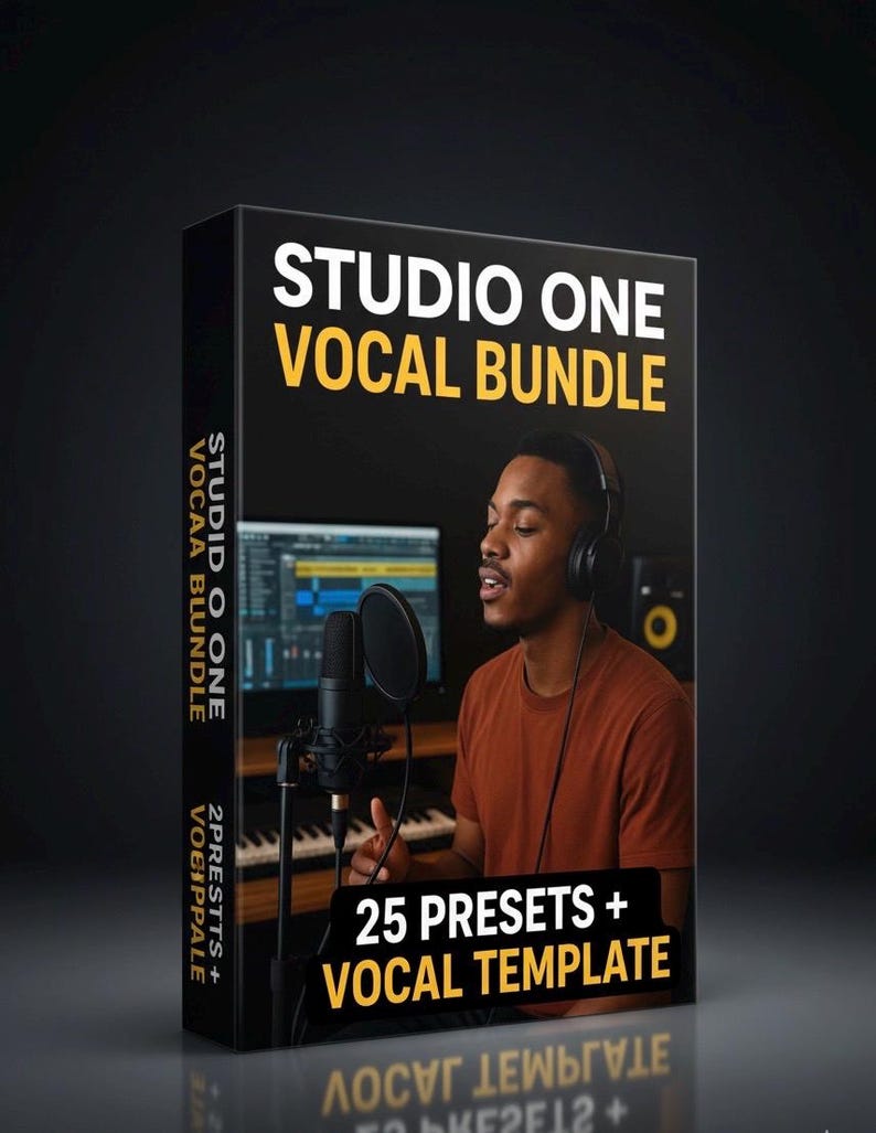 Studio One Vocal Presets Bundle | Rap, R&B, Pop FX Chains + Recording ...