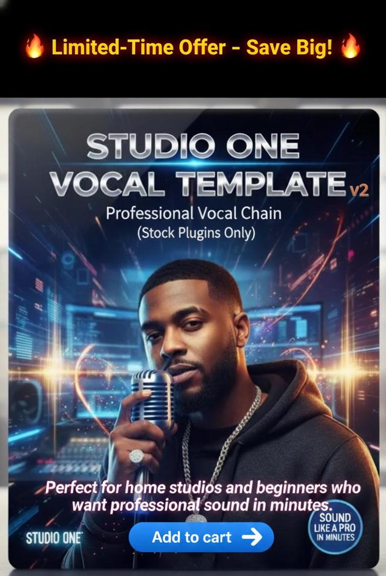 Studio One Vocal Template V2 – R&B, Rap, Hip-hop, Pop | Pro Vocal Chain ...