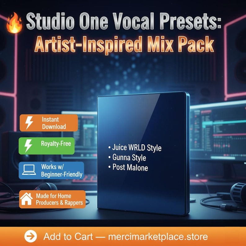 Studio One Vocal Presets: Rap, Rnb, Trap, Pop (instant Download) - Etsy