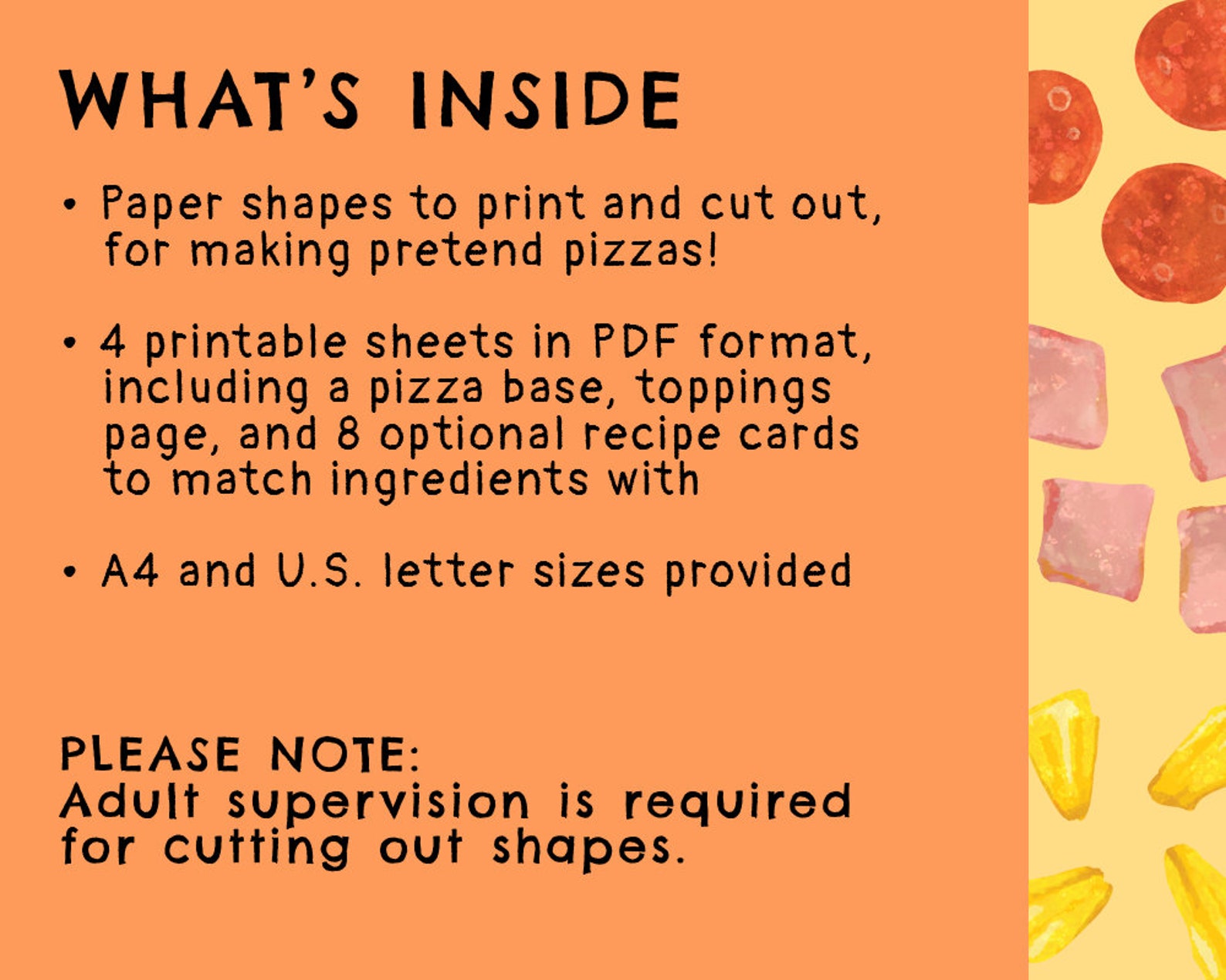 Printable Paper Pizza Activity for Kids | Cut Out and Build Your Own ...