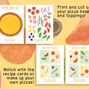 Printable Paper Pizza Activity for Kids | Cut Out and Build Your Own ...