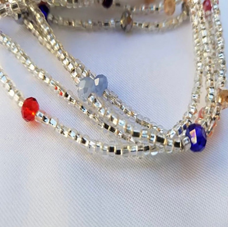 Waist Beads Set Crystal Waist Beads Gold Waist Beads With - Etsy