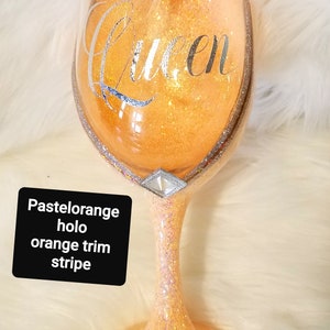 Personalized, Glitter, Rhinestone, Wine Glasses,smooth Finish ...